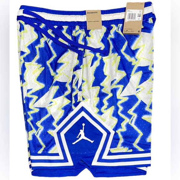 Jordan | Shorts | New Xxl Air Jordan Royal Blue Lime Green Mesh ...